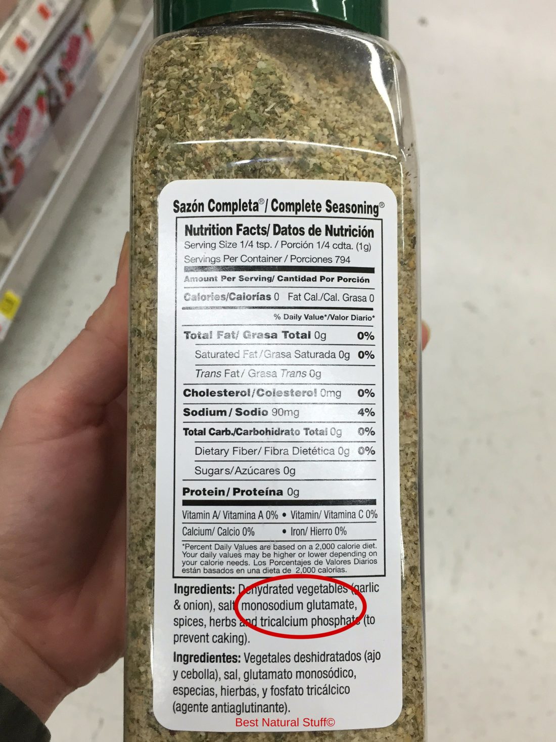 MSG Free Spices and Non Toxic Seasoning - Best Natural Stuff